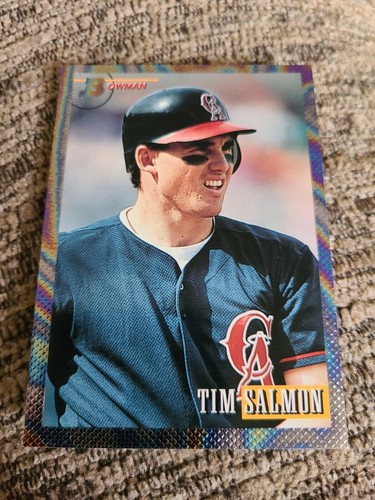 Tim Salmon 1993 Bowman Foil Baseball Card NM/MT #341 | eBay