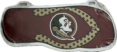 FSU FLORIDA STATE Seminoles Flip Flop License Tag / Plate | eBay