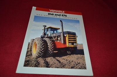 Versatile 846 876 Tractor Dealer's Brochure DCPA5 | eBay