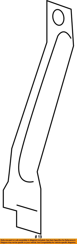 GM OEM 16-19 Cruze Front Bumper Grille Bumper Components-Support Brace ...