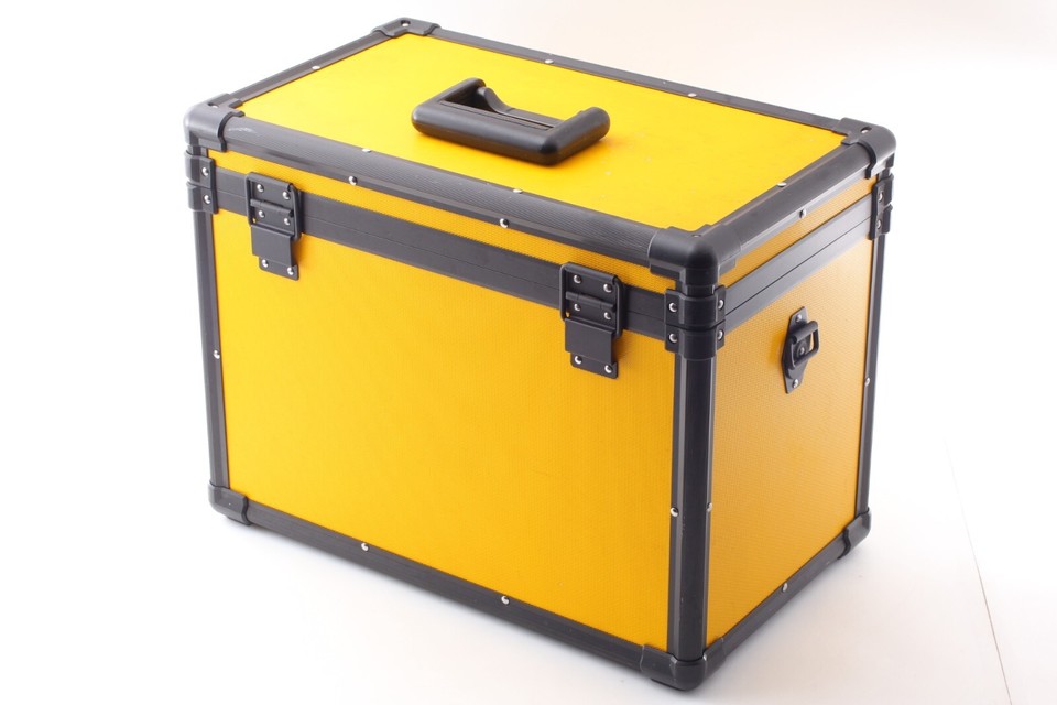 [Exc+5] Rare Nikon Vintage Yellow Hard Aluminum Camera Trunk Case From ...