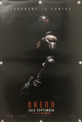 DREDD Original One Sheet Movie Poster - 2012 - VERY RARE! | eBay Australia