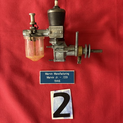 Vintage 1946 Marvin Jr. .139 For Model Airplane Engine | eBay