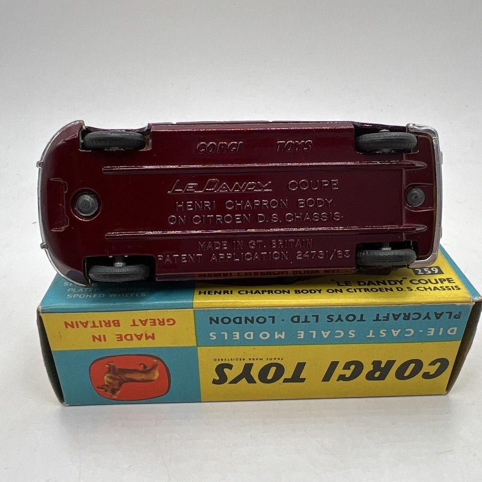 Corgi 259 Citroen Le Dandy Coupe. VN Mint In Good Original Box | eBay
