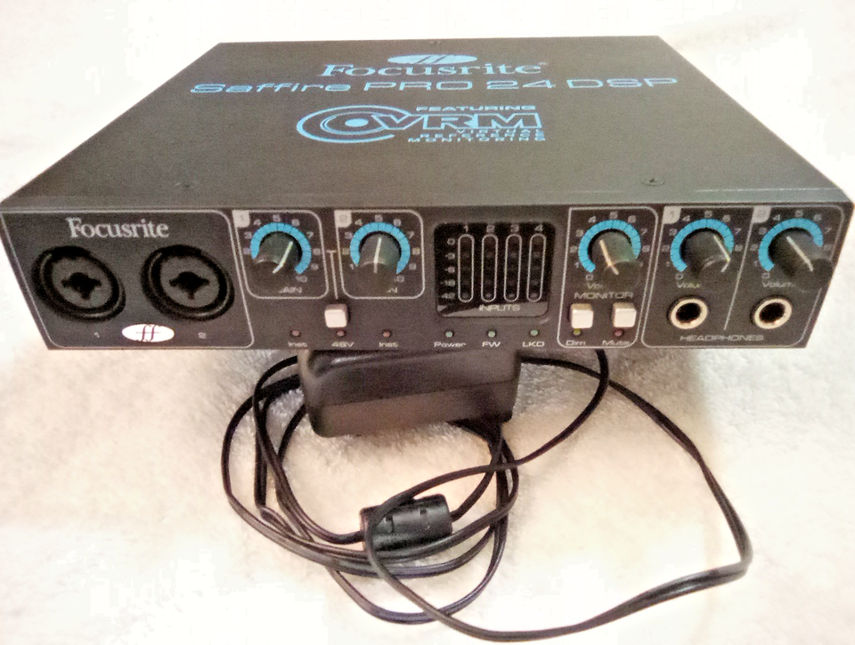 Focusrite Sapphire PRO 24 DSP audio interface w/2 headphone outputs & AC adaptor | eBay