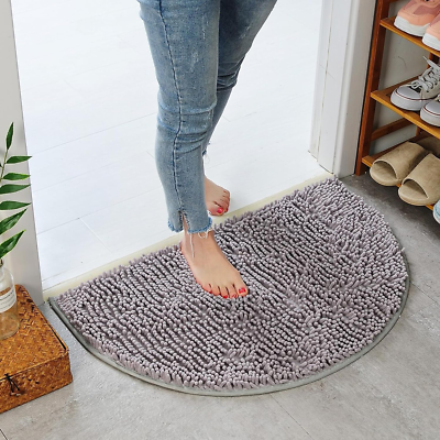 Half Round Bathroom Rugs Curved Bath Mat For Bathroom Semi Round