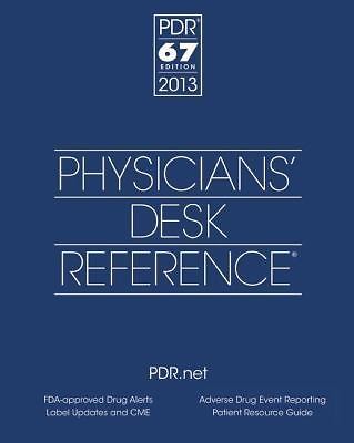 Physicians' Desk Reference 2013 by PDR Staff (2014, Hardcover) for sale ...