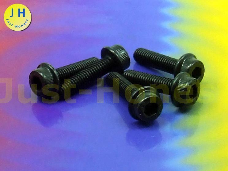 5 Stk. x Schrauben Flansch M5 x 20mm INBUS Stahl Zink Schwarz #A3391 | eBay