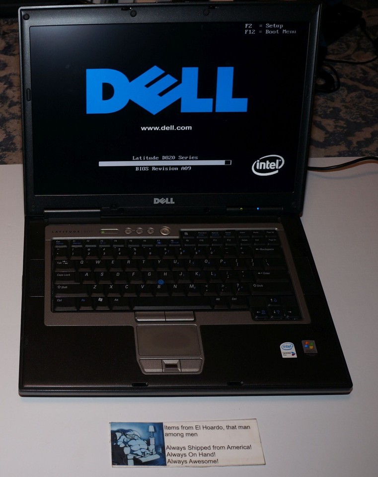 Dell Latitude D820 15.4" Laptop 2.16GHz / 2GB / 60GB / WiFi READ ...