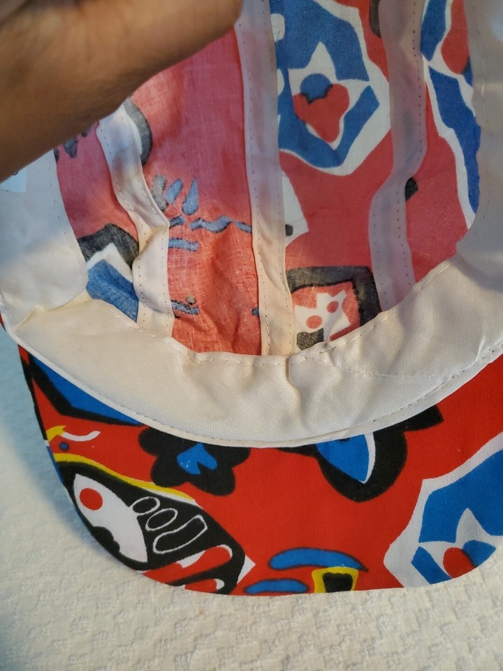 80s Vintage Wendy's Fast Food Promo Red Art Artwork Splatted AOP Hat ...