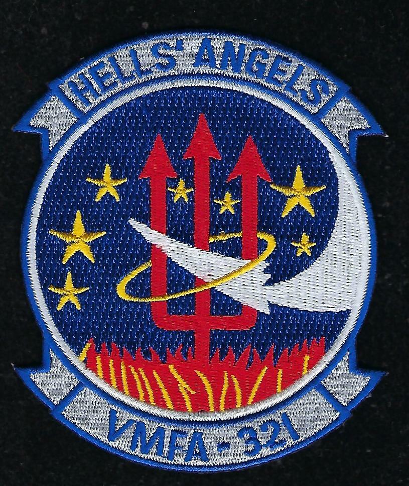 VMFA-321 PATCH US MARINES SQUADRON PIN UP MAG CLOSE AIR SUPPORT | eBay