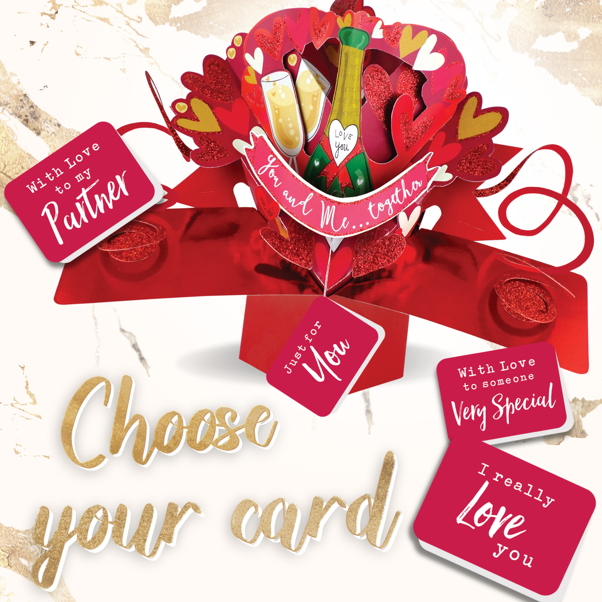 I Love You Pop Out Cards Sky Love You Pop Up Note Cards Set Of 6