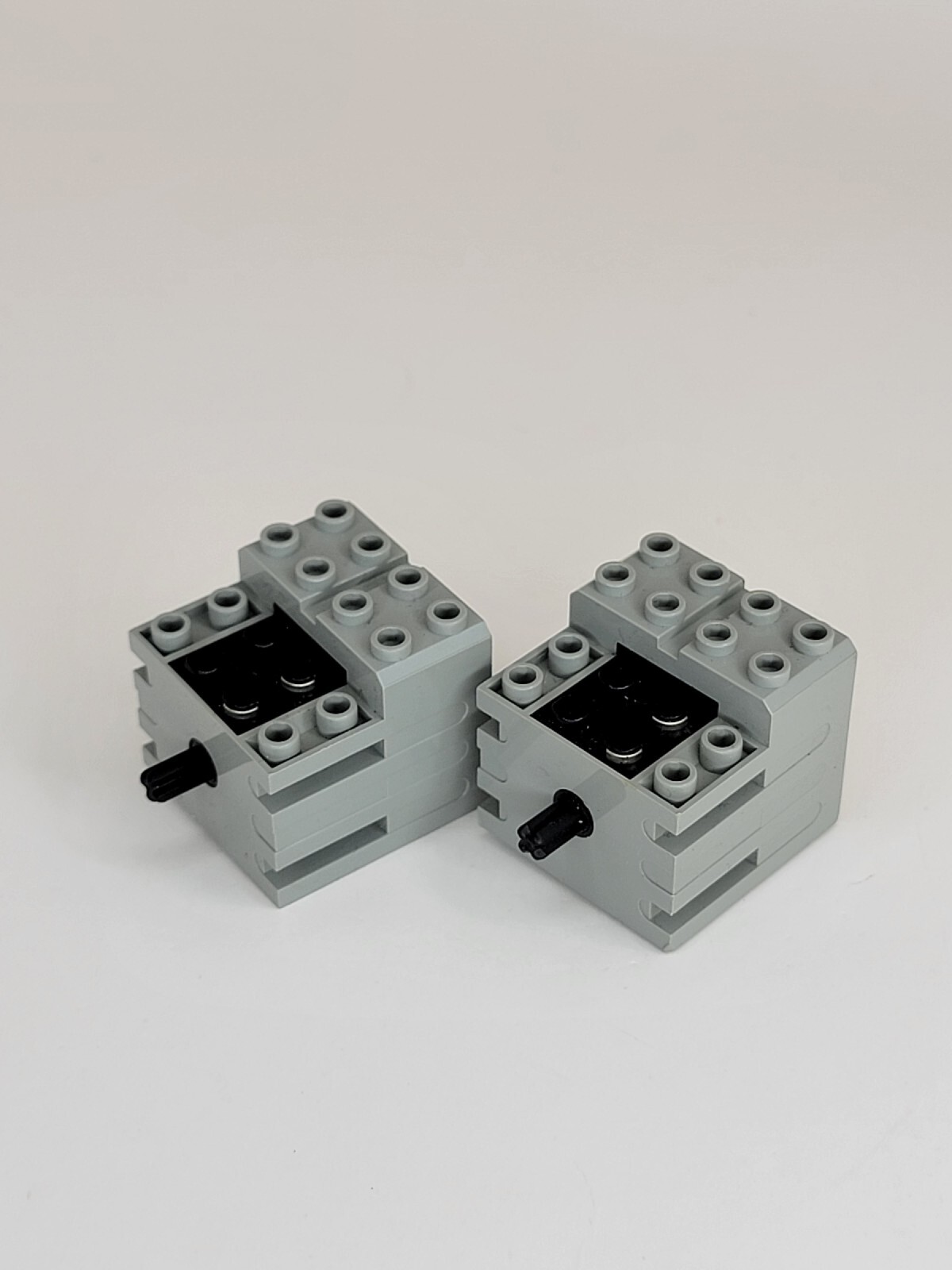 LEGO Lot of 2 Light Gray Electric 9V Mini Motor Piece Heavier r3 | eBay