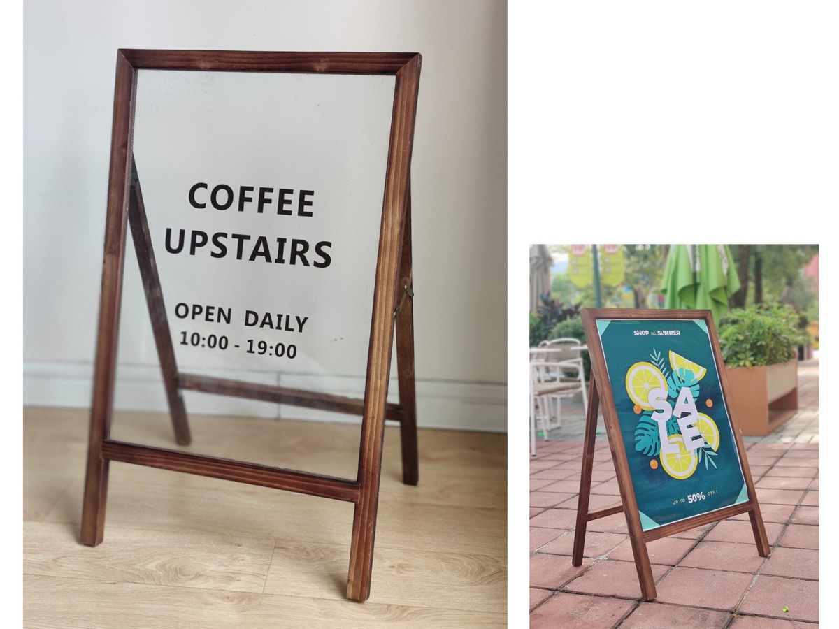 Standing Poster Board Metal Stand Displays 22" X 28" Posters In Style!