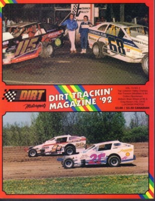 Dirt Trackin Magazine Ken Tremont & Art Collins Vol.13 No.2 1992 ...