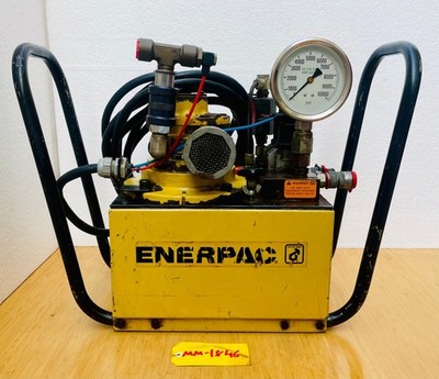 Enerpac Pneumatic Air Operated Hydraulic Pump/Power Pack 700 Bar/10,000 ...