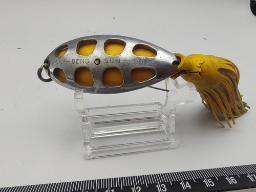 South Bend Sun Spot Spoon, Yellow, 1941-42 | eBay