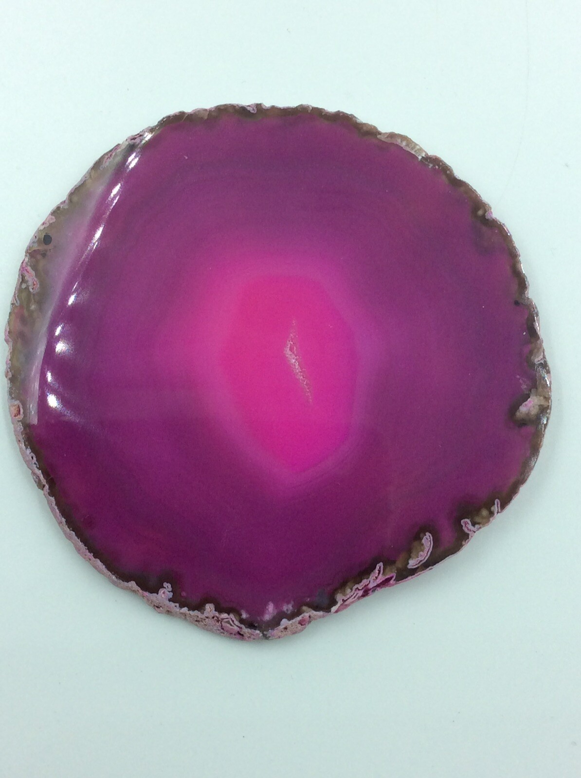 Purple Pink Agate Geode Coasters