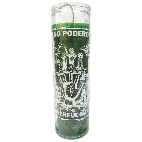 La Mano Poderosa Veladora Verde / The Powerful Hand Spiritual Candle Green | eBay