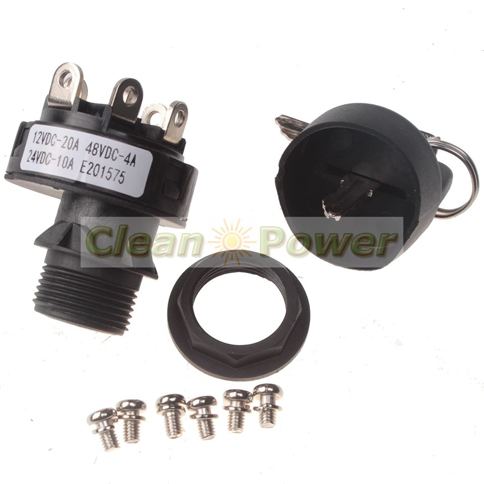 4360469 Ignition Switch W/ keys For JLG 12VDC-20A 24VDC-10A 48VDC-4A ...