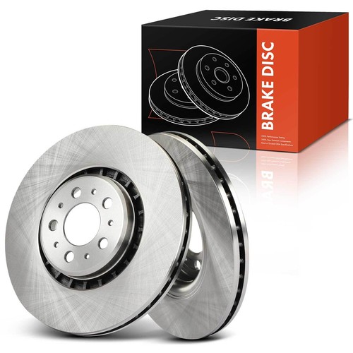 2Pcs 336mm Front Left & Right Side Disc Brake Rotors for Volvo XC90 ...