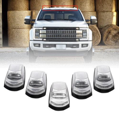 For 17-22 Ford F250 F350 F450 F550 Super Duty LED White Cab Roof ...