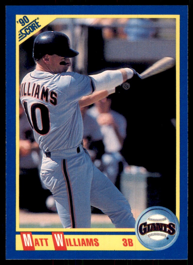 1990 Score. Matt Williams Baseball Cards #503 | eBay