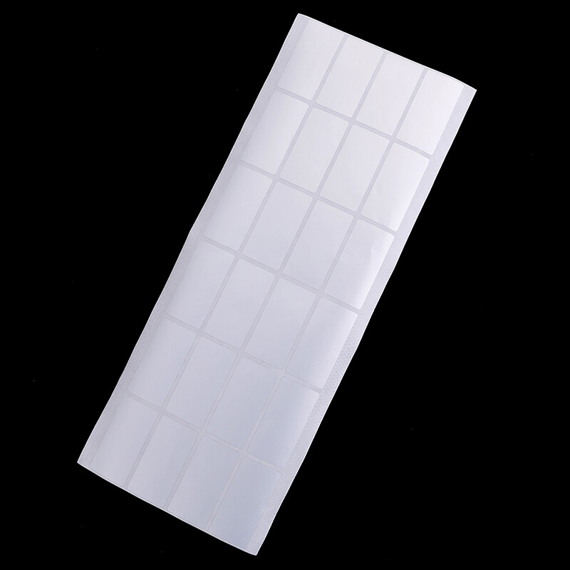 100Pc Blank seal tamper proof warranty void label stickers matte silver ...