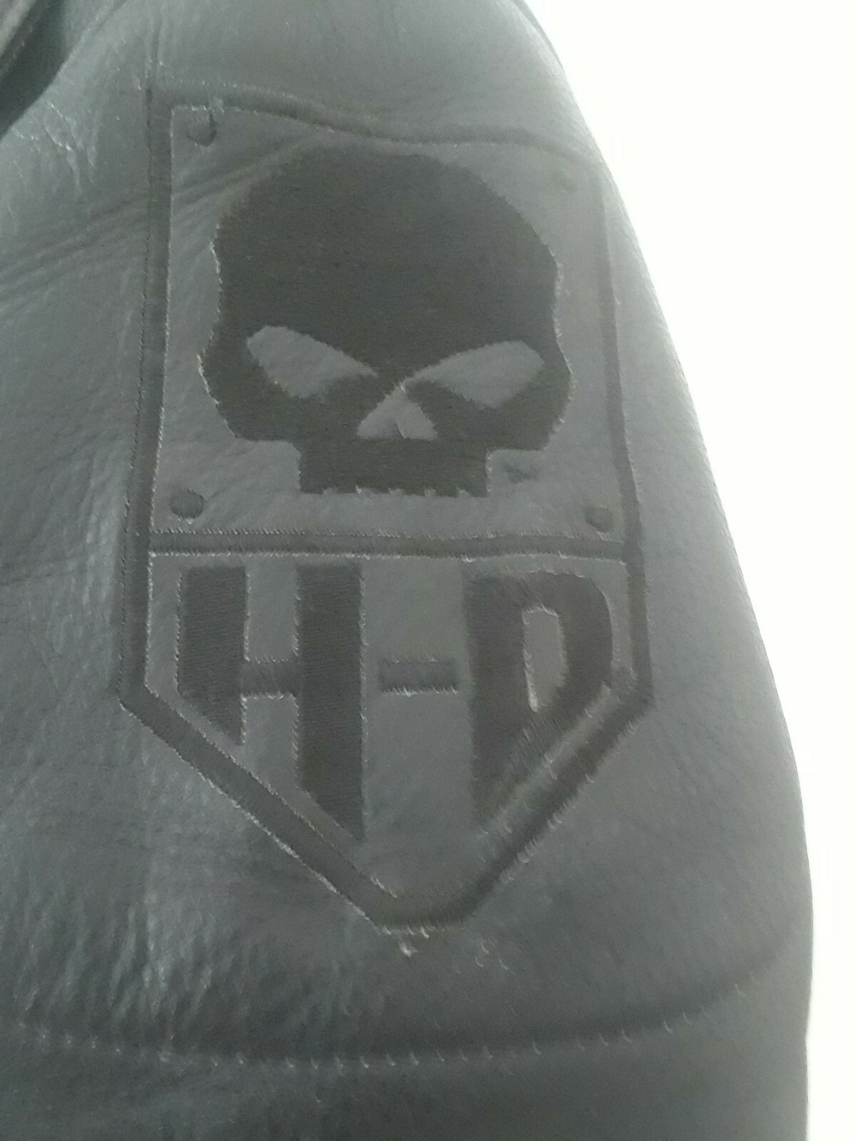 Harley Davidson Willie G Skull Black,, Bikers Leather… - Gem