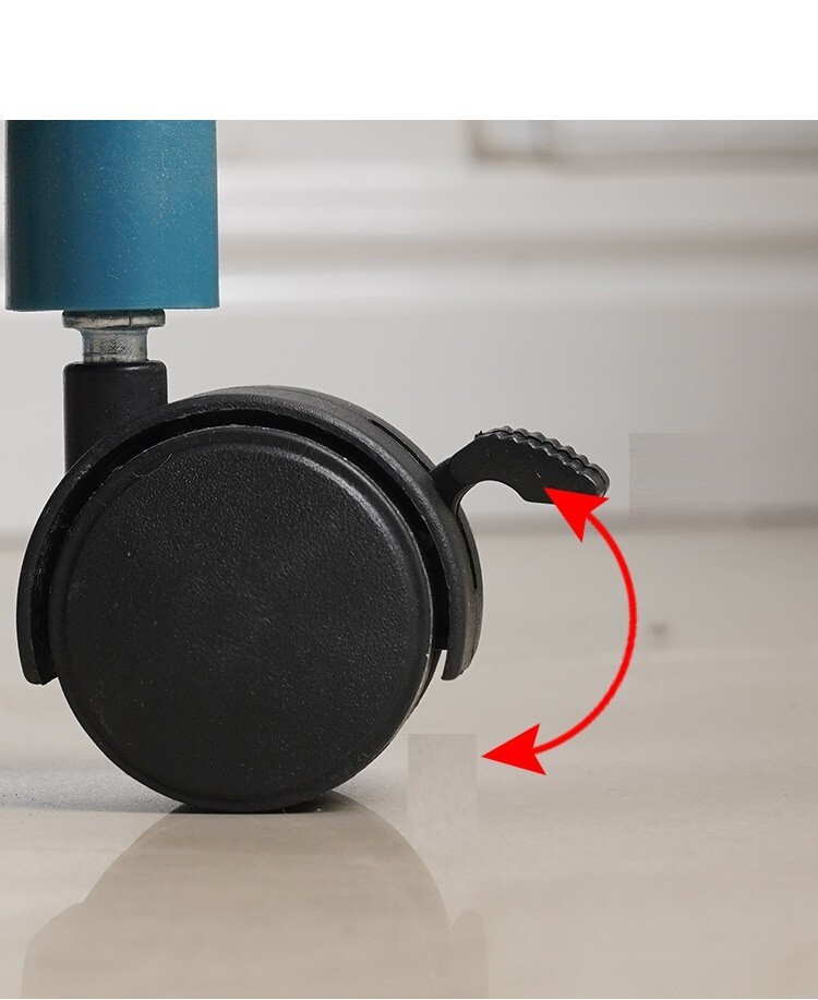 4x Pcs 2 Inch Castor Wheel Swivel Caster Insert Stem M8 Brake for ...