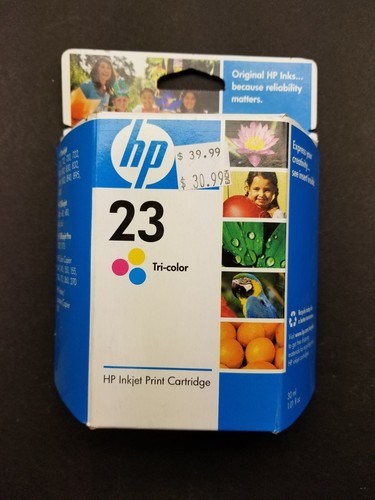OEM HP 23 Tri-Color Ink Cartridges C1823D NEW Expired 8/2008 | eBay