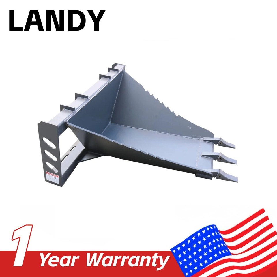 45" Tree Spade Bucket for Skid Steer Loader Heavy Attachment-1 Year ...