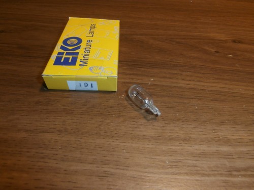 Lot/10 Miniature Light Bulb Lamp #161, Wedge Base 14.0Volts .19A,NOS | eBay