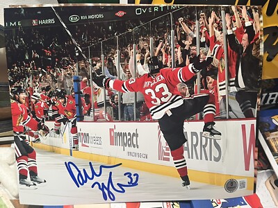Dustin Byfuglien Signed Chicago Blackhawks 8x10 BECKETT WITNESS COA | eBay