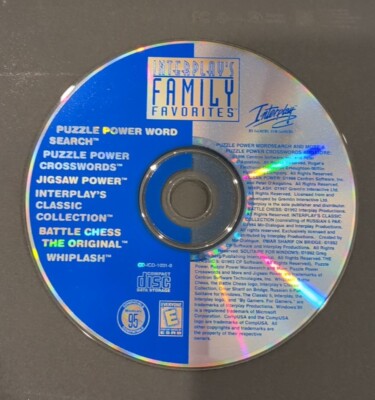Interplay's Family Favorites: PC Games, Puzzle, Crossword, Battle Chess ...