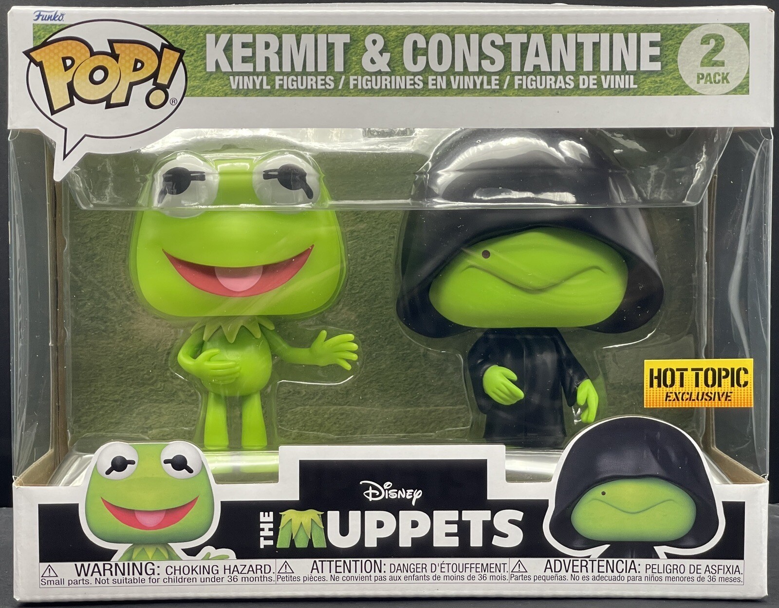 Funko Pop! Kermit & Constantine -The Muppets 2pk - Hot Topic Exclusive ...