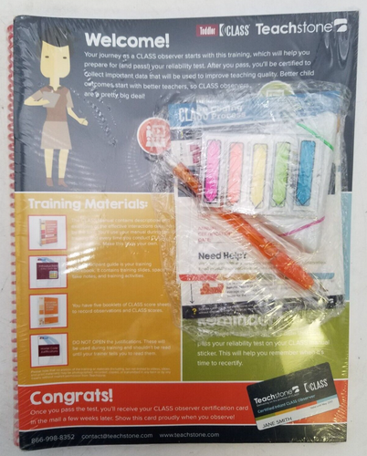 Teachstone Class Observer Toddler Pack Certification Preparation Trainer Kit-NEW | eBay