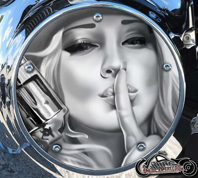 HARLEY DAVIDSON TWIN CAM DERBY CLUTCH COVER FITS 1999-2018 MODELS - pin ...