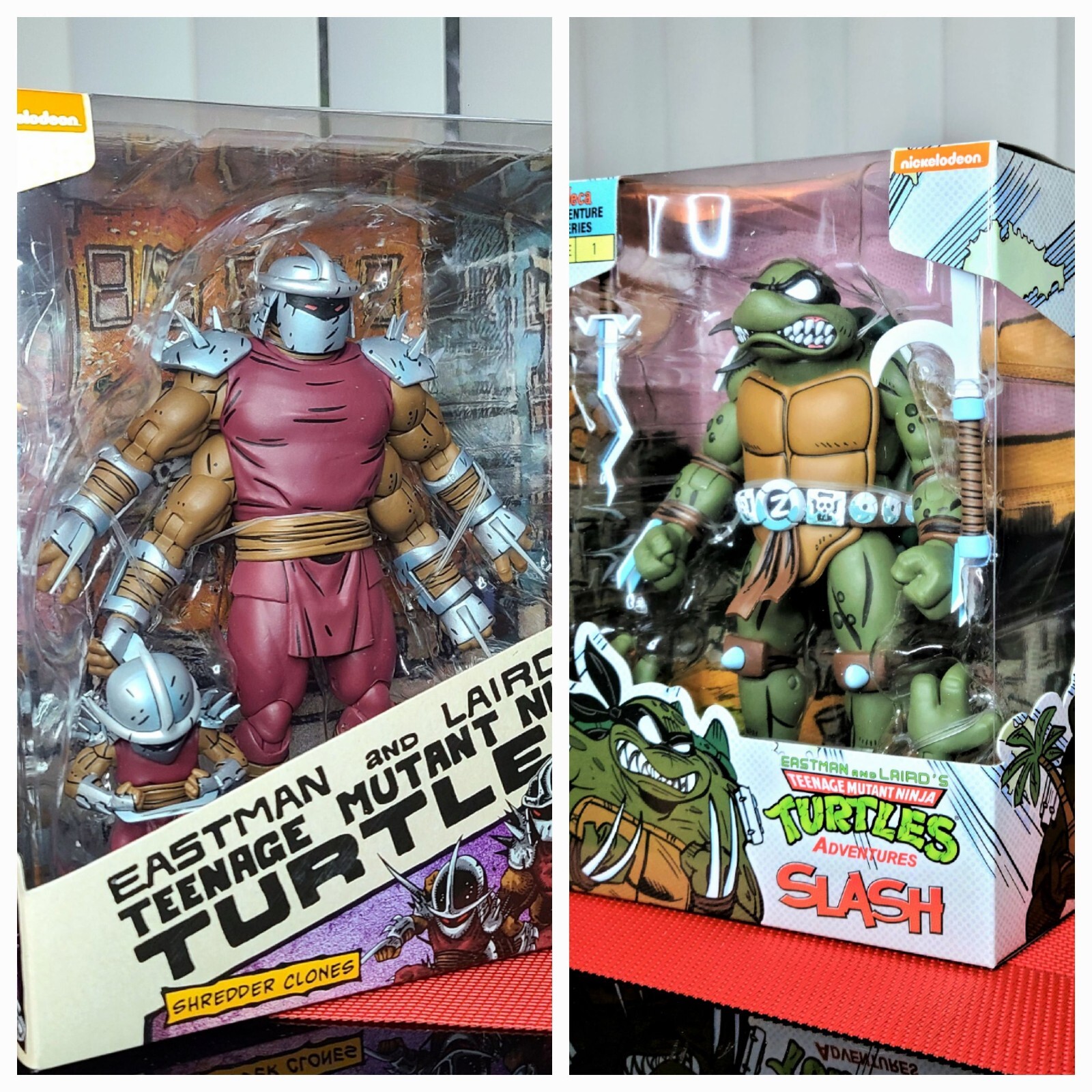 NECA TMNT Eastman Laird's Shredder Clones Exclusive & Mirage Comics ...