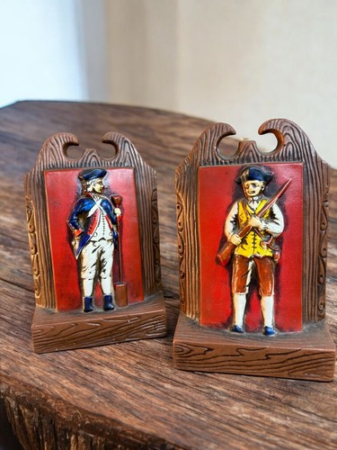 Vintage LEGO Wooden Multicolor Military Soldier Bookends - Rare 1960s ...