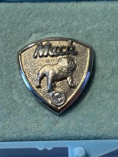 MACK TRUCK 10k GOLD SERVICE PIN - WITH DIAMOND - EXTREMELY RARE WHITE ...