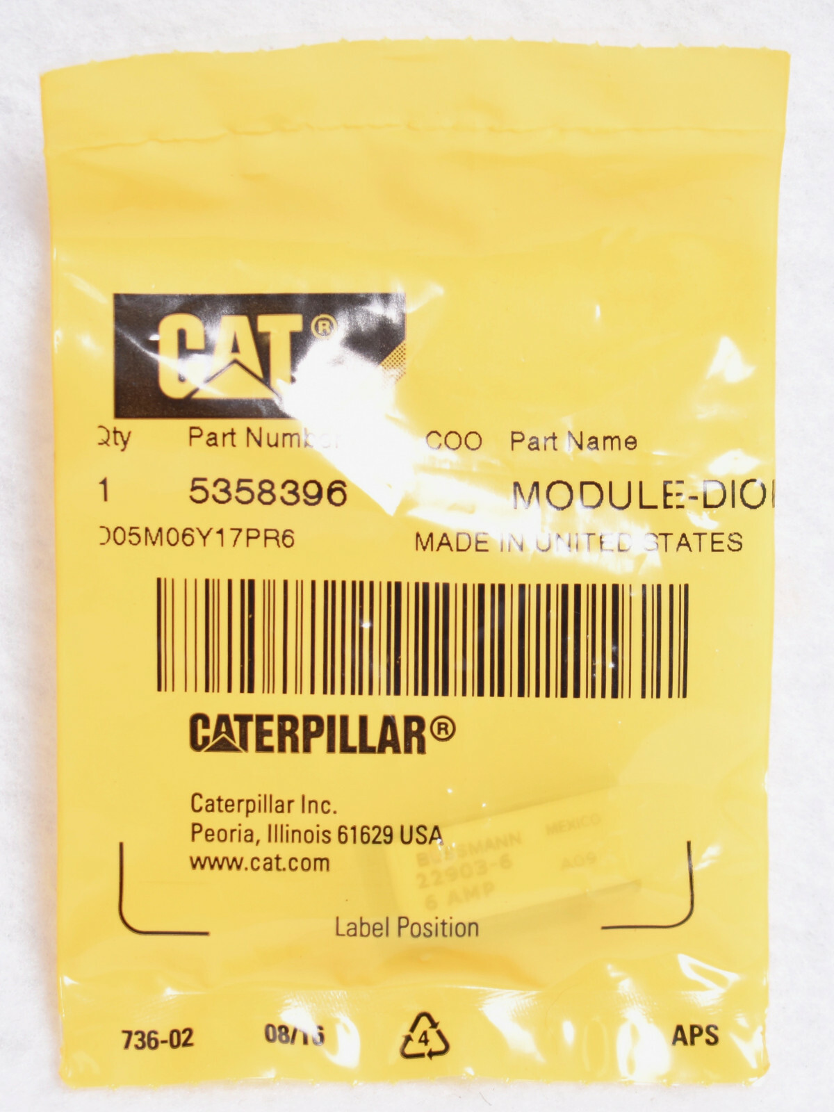 OEM CAT Caterpillar Diode Module 535-8396 Factory for sale online | eBay