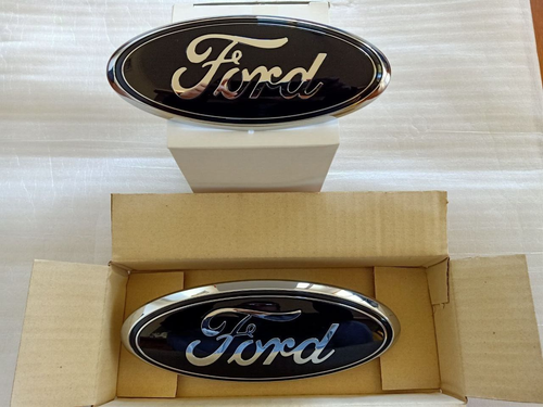 GENUINE REAR/FRONT BLACK FORD BADGE EMBLEM OVAL FORD RANGER PX2 PX3 ...