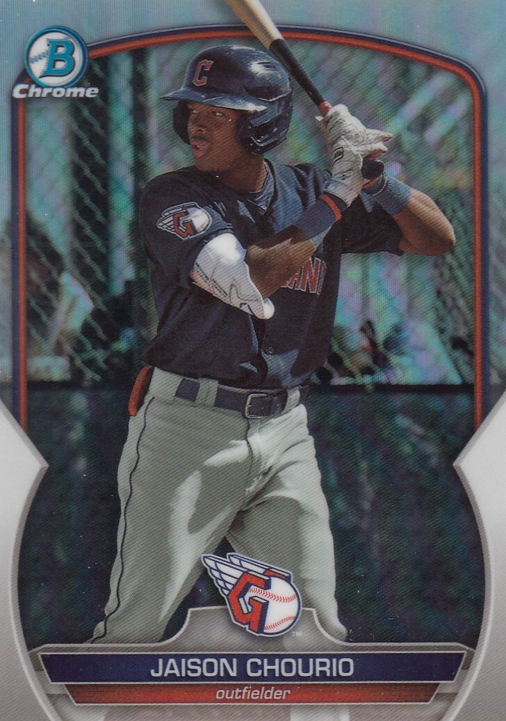 JAISON CHOURIO BOWMAN CHROME ROOKIE RC DRAFT REFRACTOR GUARDIANS #BDC ...