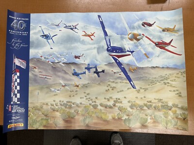 40th anniversary, Reno air race poster Sept 11th 2003 | eBay