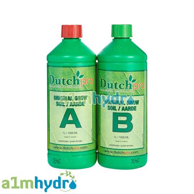Dutch Pro Soil Grow 1 Litre 1L A+B Veg Plant Feed Nutrients Hydroponics ...