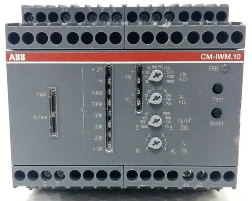 ABB 1SVR470670R1000 CM-IWM.10 Insulation Monitoring Relay | eBay