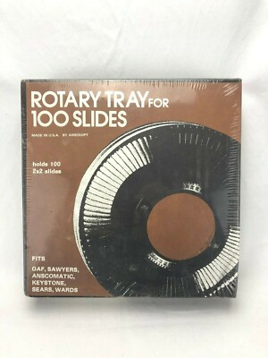 Airequipt Rotary Tray for Slides Holds 100 2 x 2 Picture Slides Made in ...
