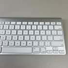 Apple A1314 Wireless Keyboard White Keys Aluminum Metal Base 2 AA | eBay