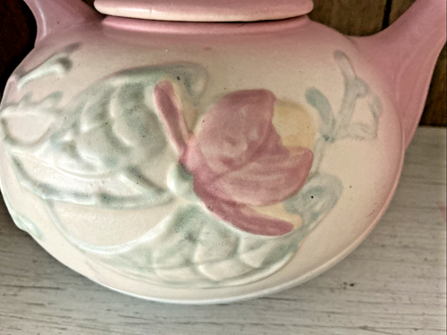 Vintage Hull Pink Pastel Pottery Teapot Creamer & Sugar Set | eBay